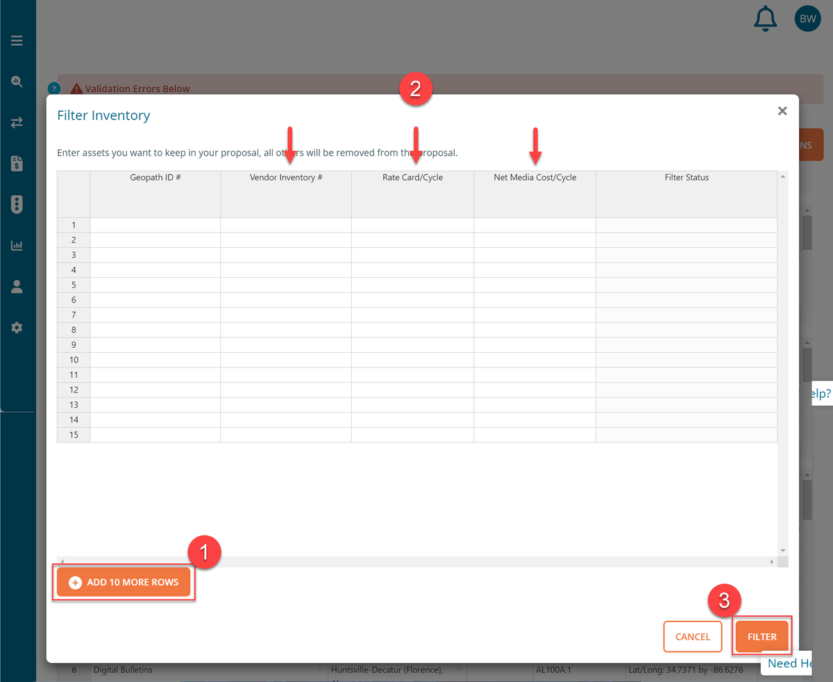 Seller: How do I use the 'Filter Inventory' feature? - DOmedia Support Hub