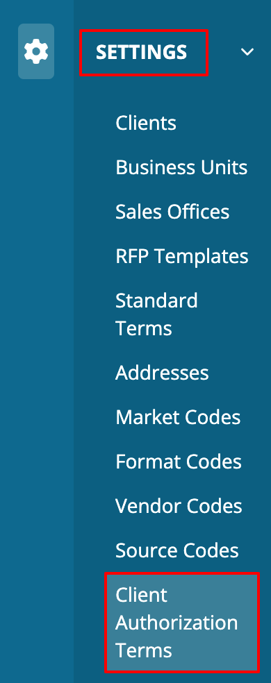 Buyer How Do I Create Client Authorizations Terms Domedia Support Hub