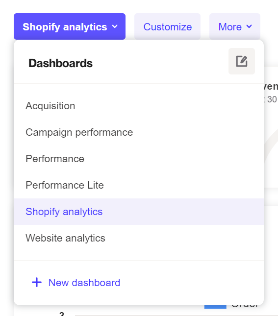 Creating a new dashboard - Ortto help