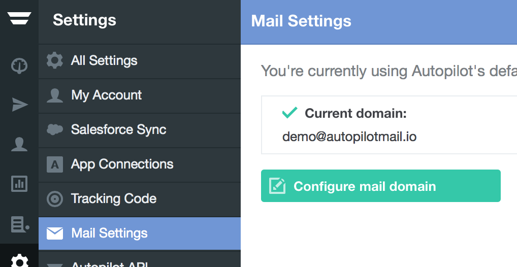 Autopilot: How to set up your custom email domain in Autopilot - Ortto help
