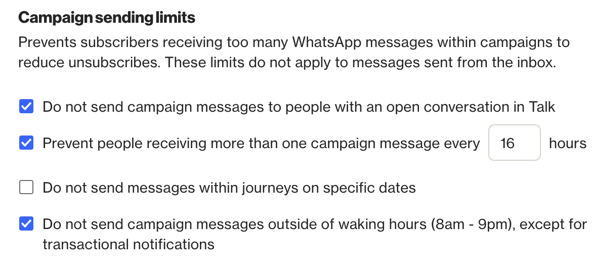 WhatsApp integration - Ortto help