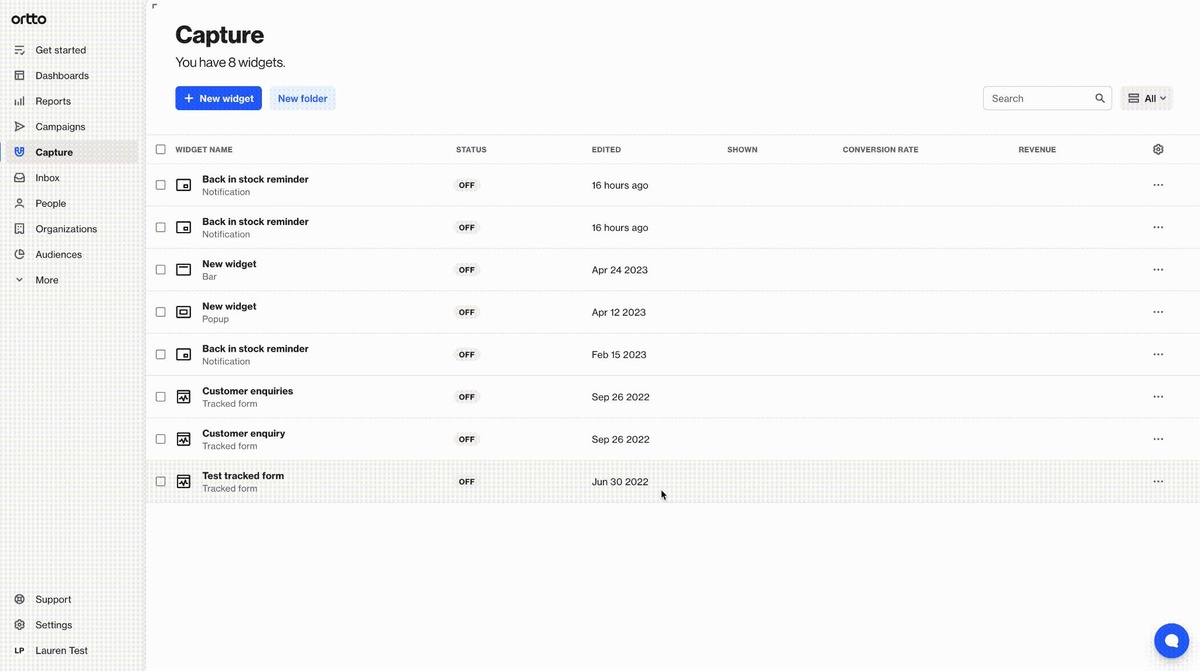 Squarespace integration - Ortto help