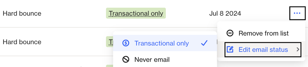 Email suppression list - Ortto Knowledge Base | Help Center & Documentation