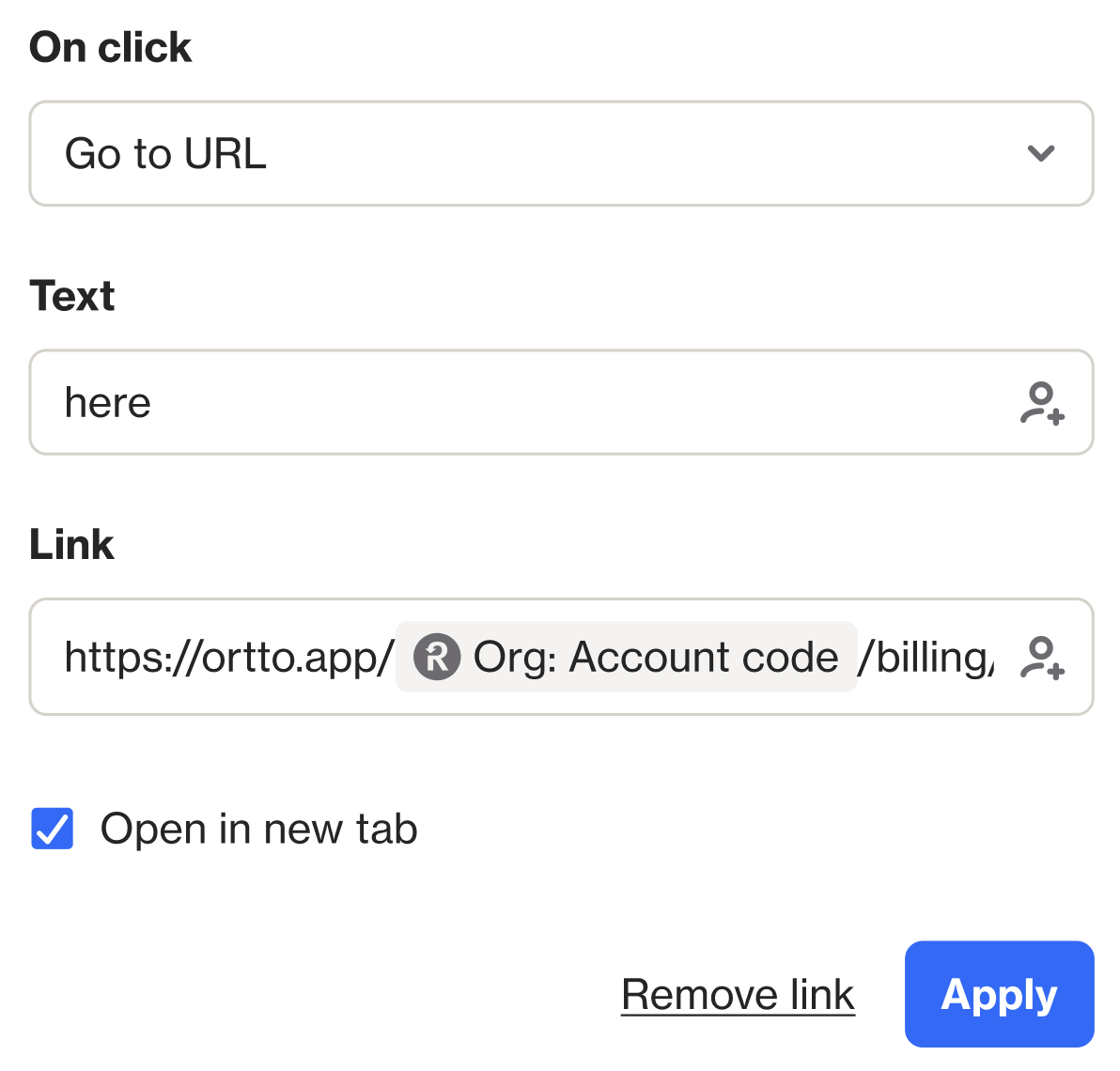 Configuring a capture widget - Ortto help