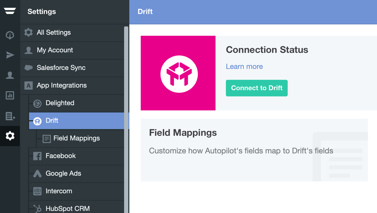 Autopilot: What does the Drift integration do? - Ortto help
