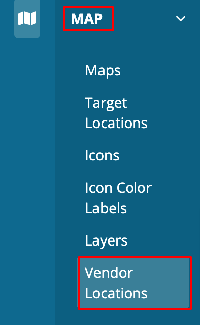 How do I create and map a vendor location list?