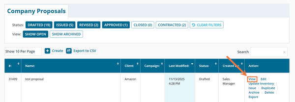 Seller: How to Map from a Proposal - DOmedia Support Hub