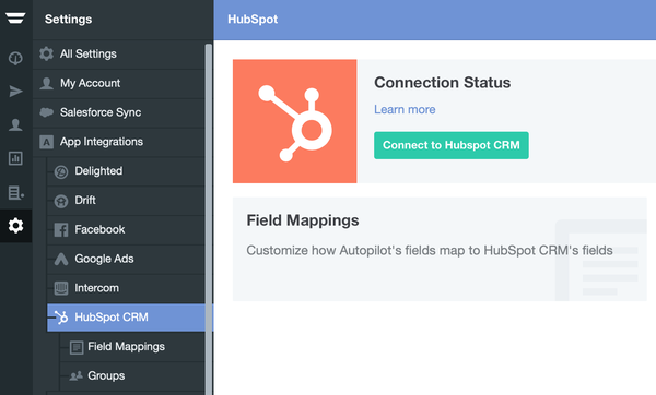 Autopilot: What does the HubSpot CRM integration do? - Ortto help