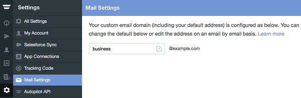 Autopilot: How to set up your custom email domain in Autopilot - Ortto help