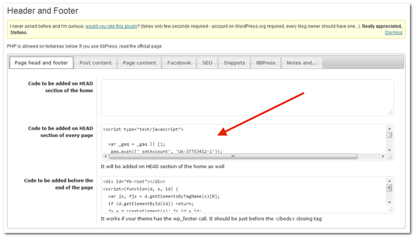 Autopilot: How do I add the tracking code to a Wordpress website ...
