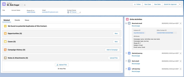 How do I send data from Ortto to Salesforce? - Ortto Knowledge Base | Help Center & Documentation