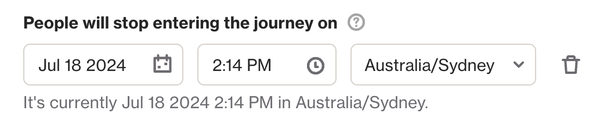 Journey entry criteria - Ortto Knowledge Base | Help Center & Documentation