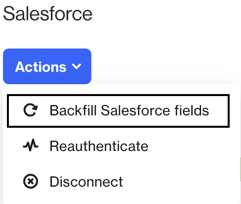 Salesforce selective sync - Ortto help