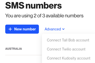 SMS setup - Ortto help