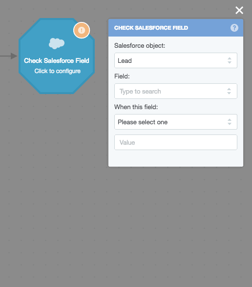 Autopilot Condition Check Salesforce Field Ortto Help